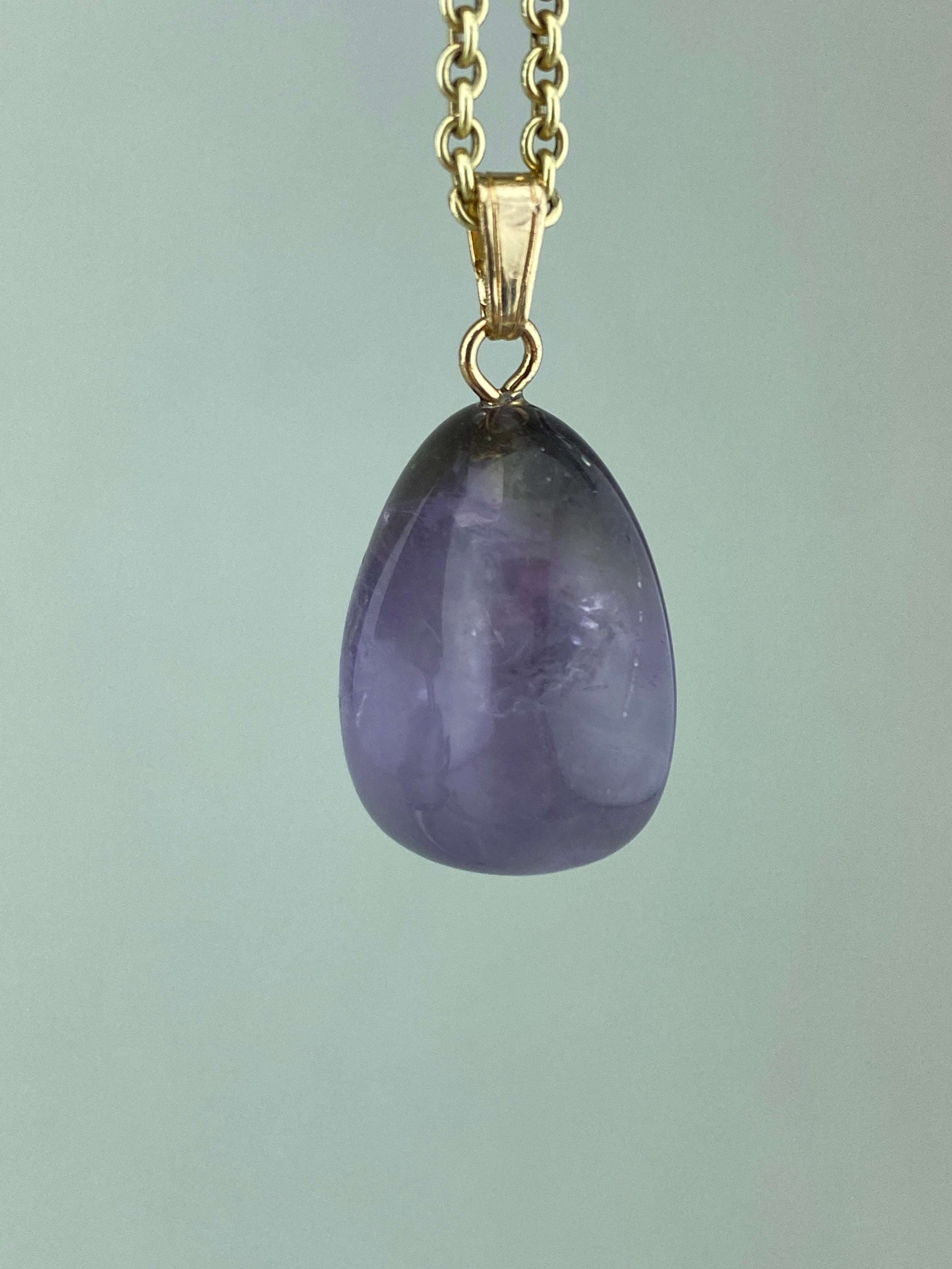 Ametyst Halskæde Vedhæng - CuriousCompassion.dk